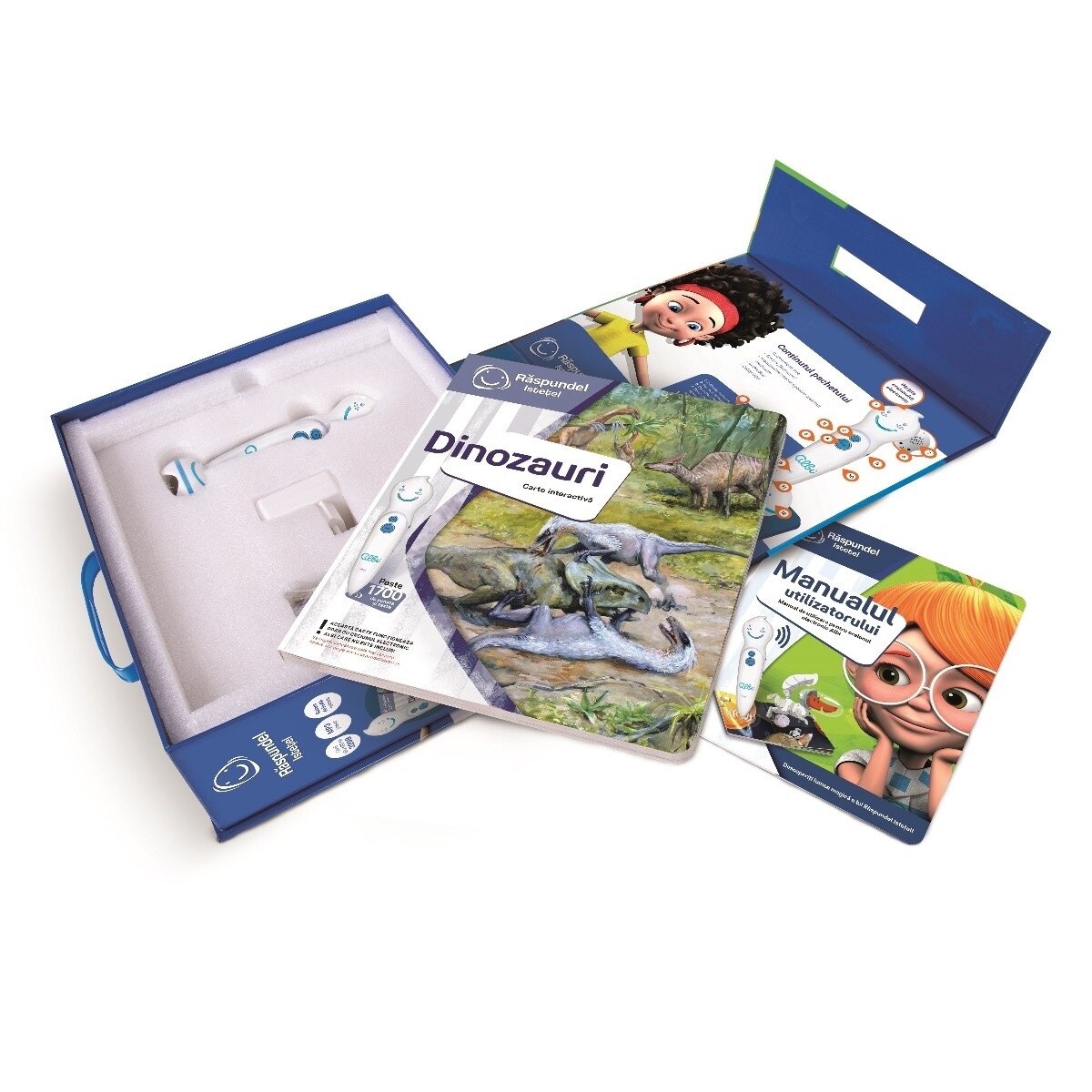 Set educativ Raspundel Istetel - Dinozauri si animale salbatice, creion ...