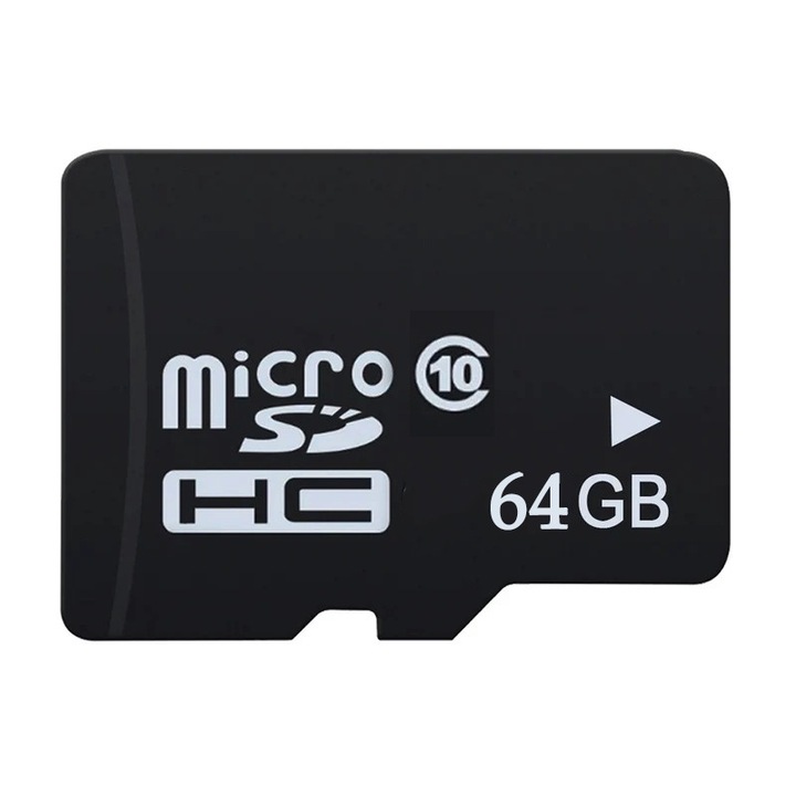 Card de memorie microSDHC, 64 GB, pentru telefon, camera video de supraveghere, aparat foto ...