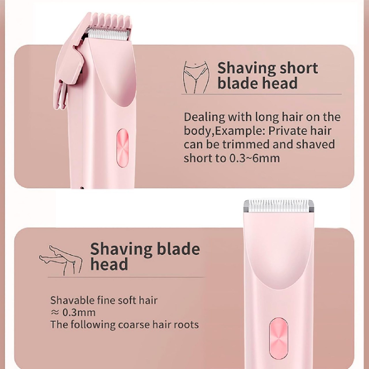 Epilator 2 in 1, masina de ras electrica pentru femei, masina de ras ...