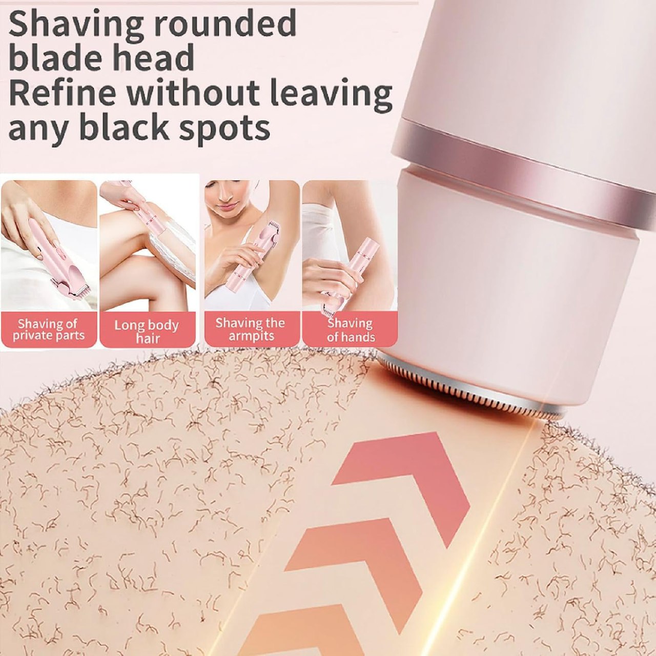 Epilator 2 in 1, masina de ras electrica pentru femei, masina de ras ...