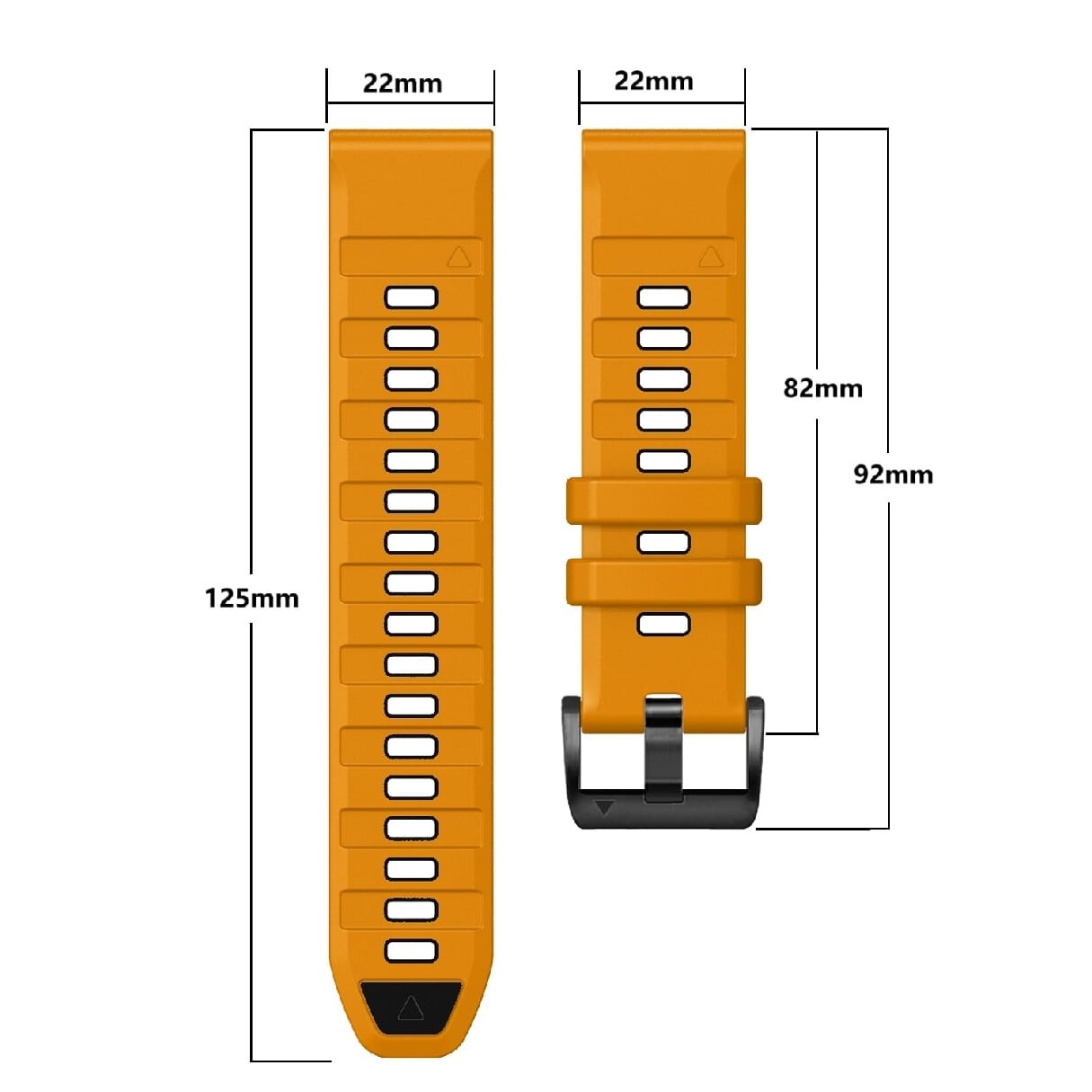 Curea Müller® din silicon pentru smartwatch, Quickfit 22 mm ...