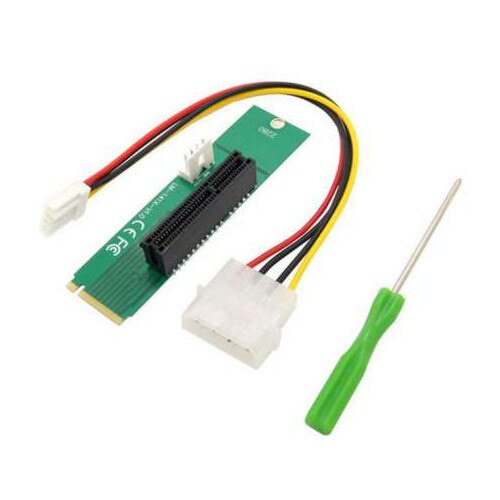 Adaptor suplimentar ( riser ) M2 PCI-e pentru slot (NGFF) de pe MB ...