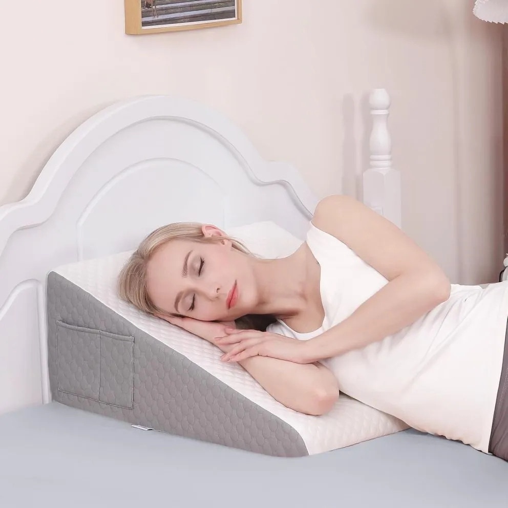 Perna Suport cu Plan Inclinat din Spuma cu Memorie, Linomag®, pentru ...