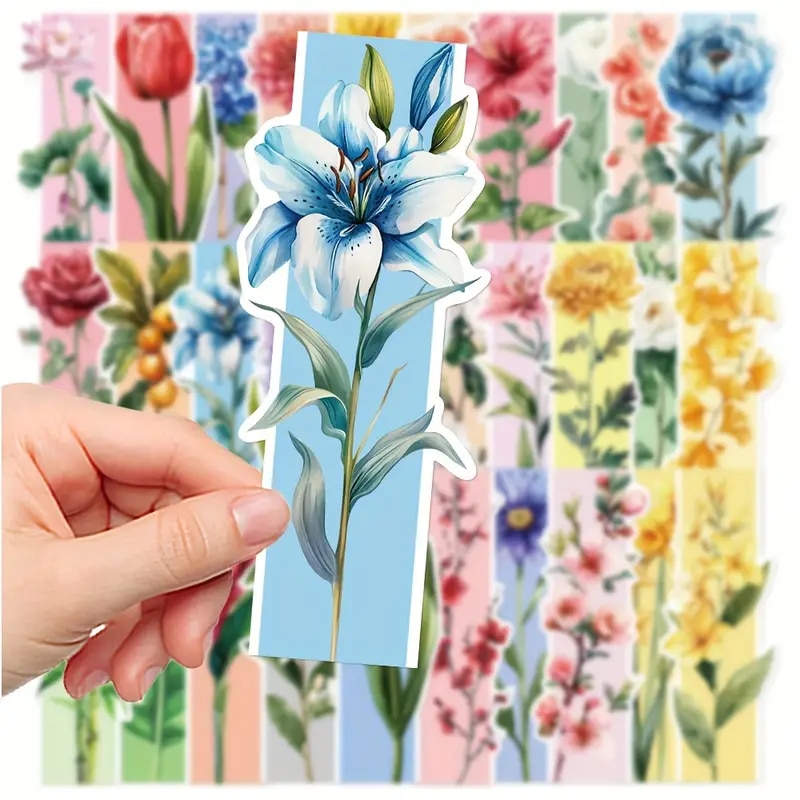 Set 30 semne de carte din carton pentru pasionatii de lectura, model cu ...