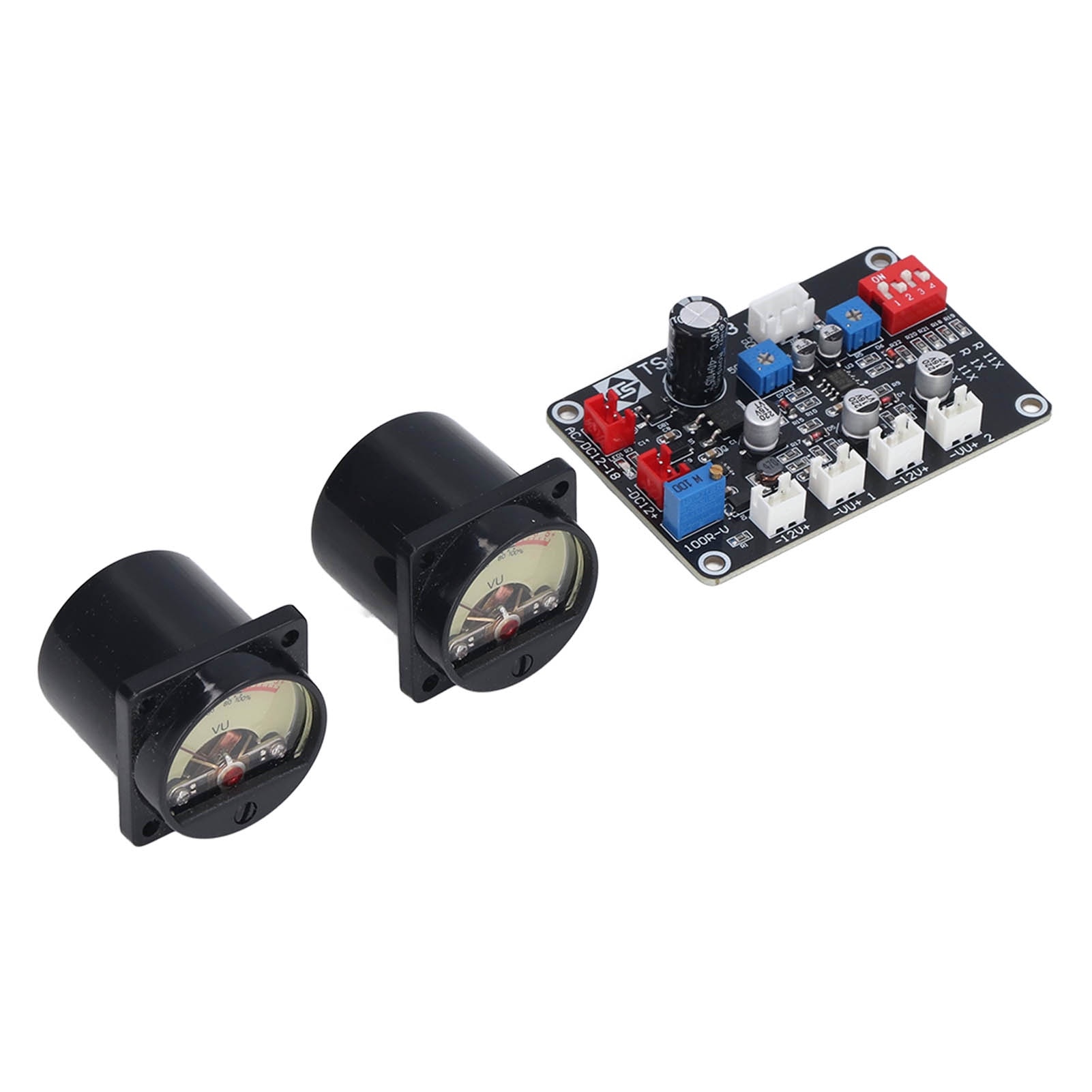 Set VU Meter, 141g, ABS, PCB, Alb, Vertical - eMAG.ro
