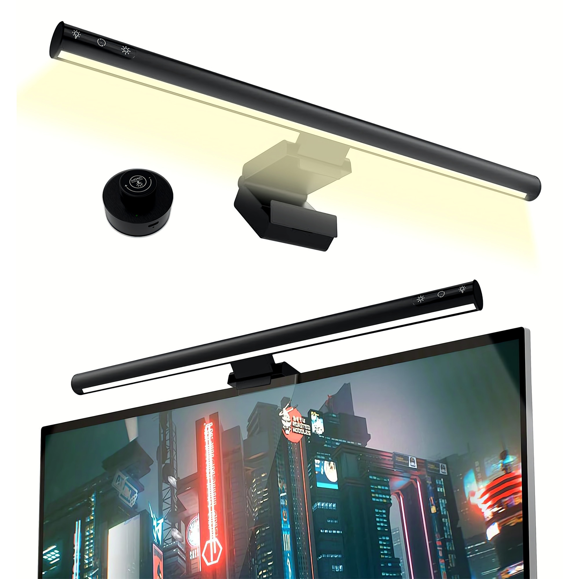 Lampa LED pentru Monitor, Excitat®, Protectie Ochi, 5 Culori Reglabile ...