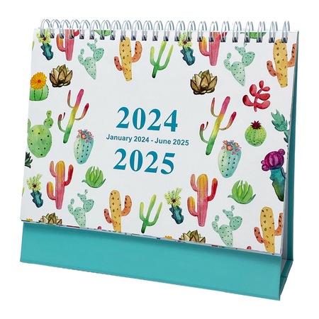 Calendar de birou 2024, flori de primavara, citate motivationale ...