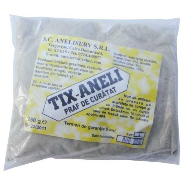 Pachet - 10 x Praf de curatat, Tix, 250 grame + 2 x Sano Forte, 500ml ...