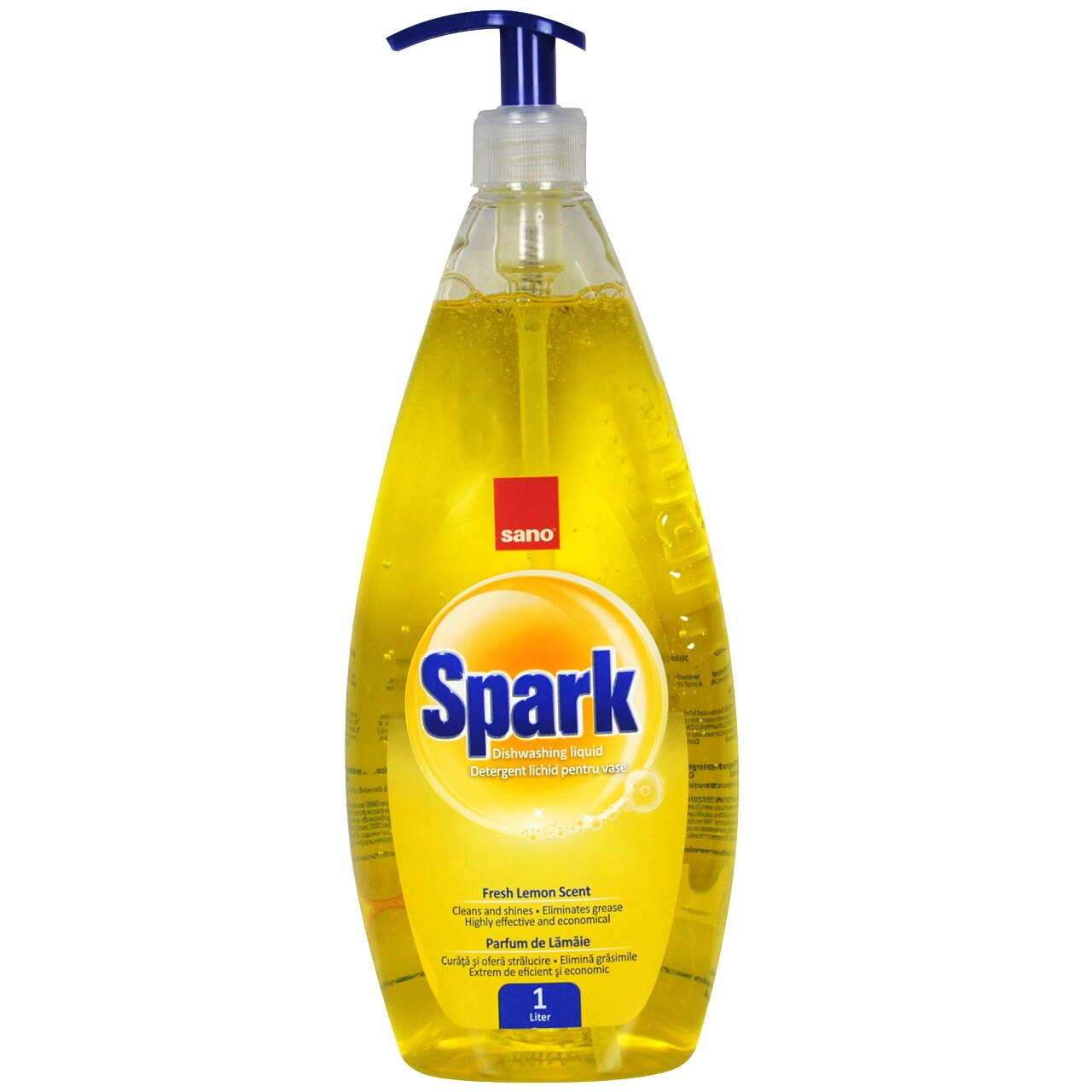 Pachet - 4 x Marine Coral Detergent de vase, mar verde, 3L + 4 x Sano ...