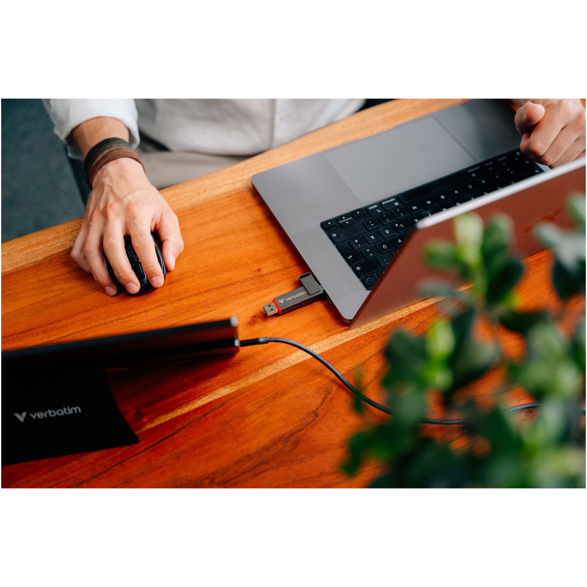 Memorie USB Dual QuickStick Verbatim USB-C & USB-A USB 3.2 Gen 1, 128GB ...