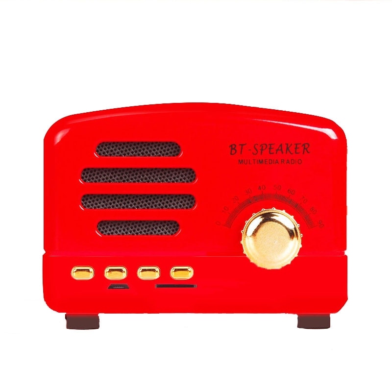 Boxa portabila wireless, mini, BT01 Retro, Bluetooth 4.1, TF Card, 6h ...