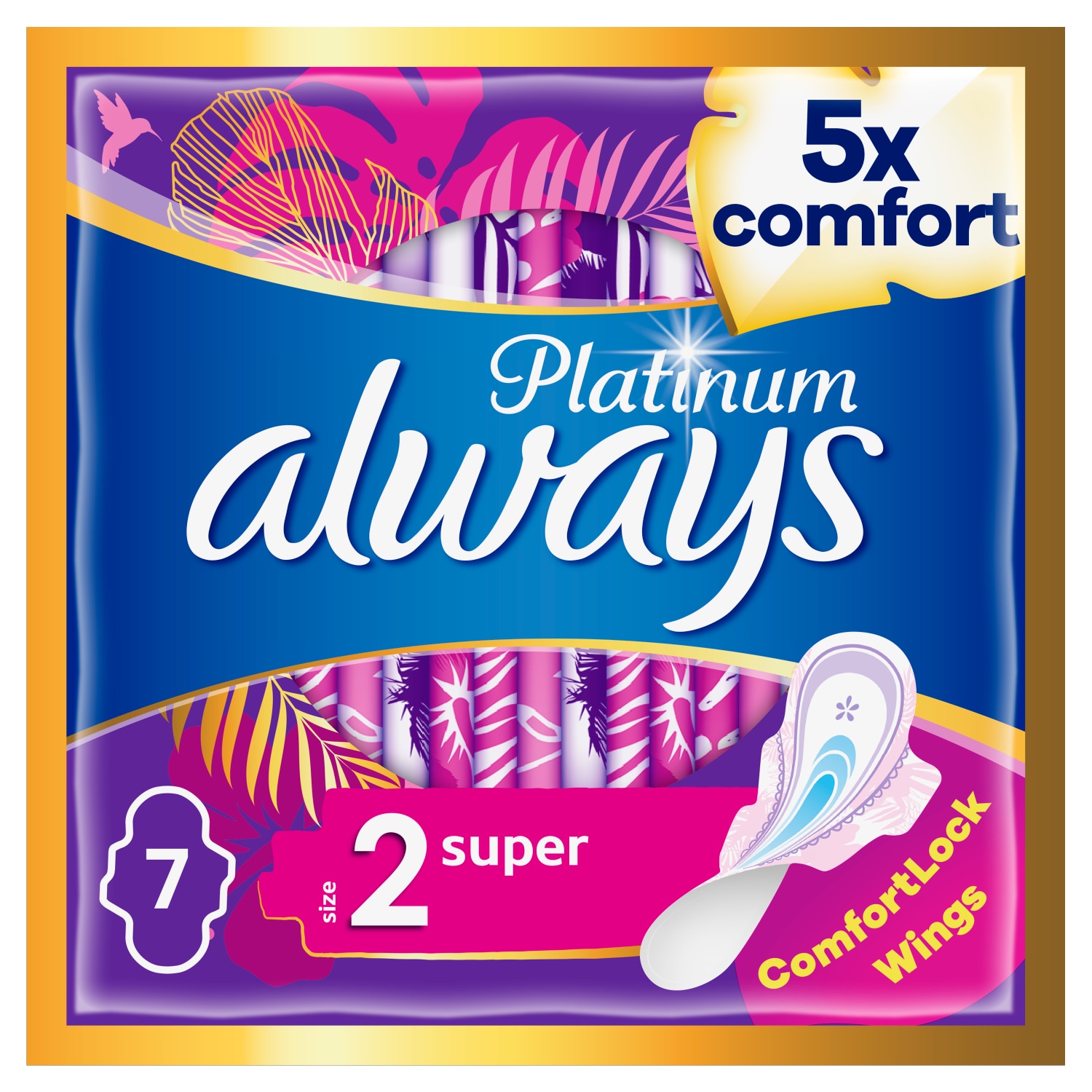 Absorbante Always Platinum Super, 7 buc - eMAG.ro