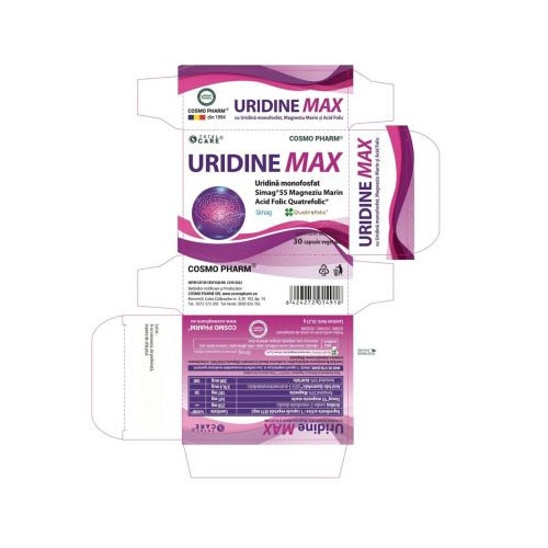 Uridine Max, Cosmo Pharm, 30 capsule - eMAG.ro