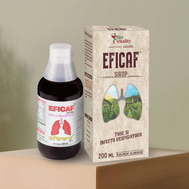 Supliment alimentar Eficaf sirop BioVitality, Tuse și Infecții ...