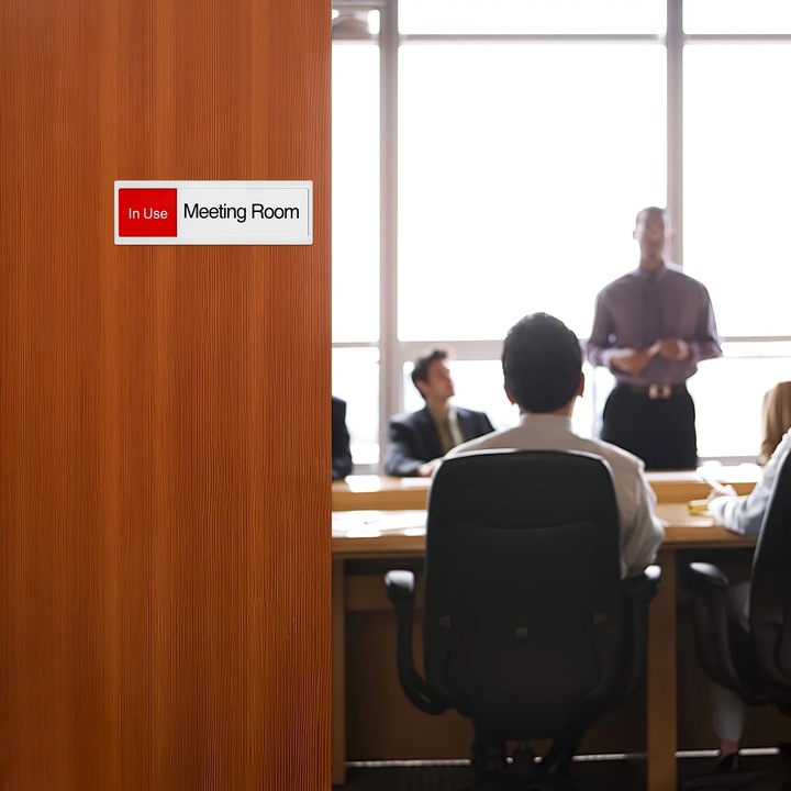 Semn de usa glisant - Deschis/Inchis/Te rog nu deranja - Set de birou ...