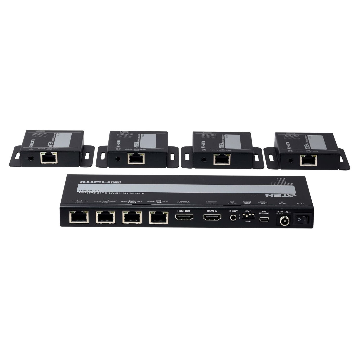 Splitter 4-Port 4K HDMI Cat 6 ATEN cu receptoare - eMAG.ro