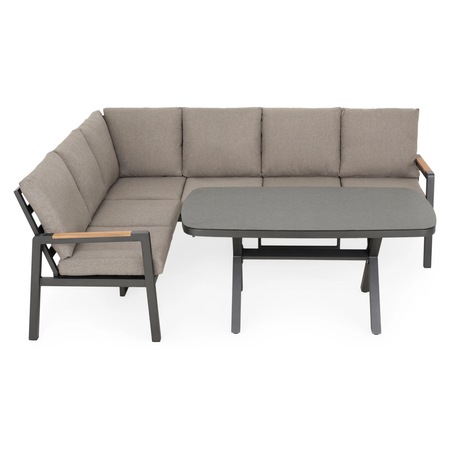 Set mobilier gradina/terasa coltar cu masa inalta, Maison Mex TREINTA ...