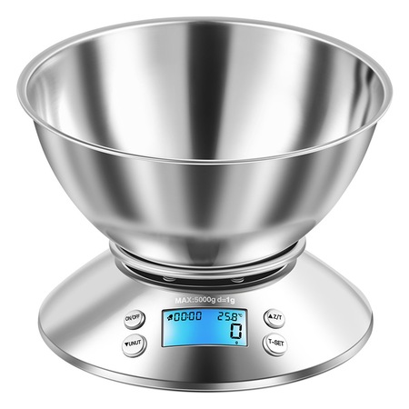 Arvada SmartWeigh XF-07 кухненска везна, светещ дисплей, функция тара ...