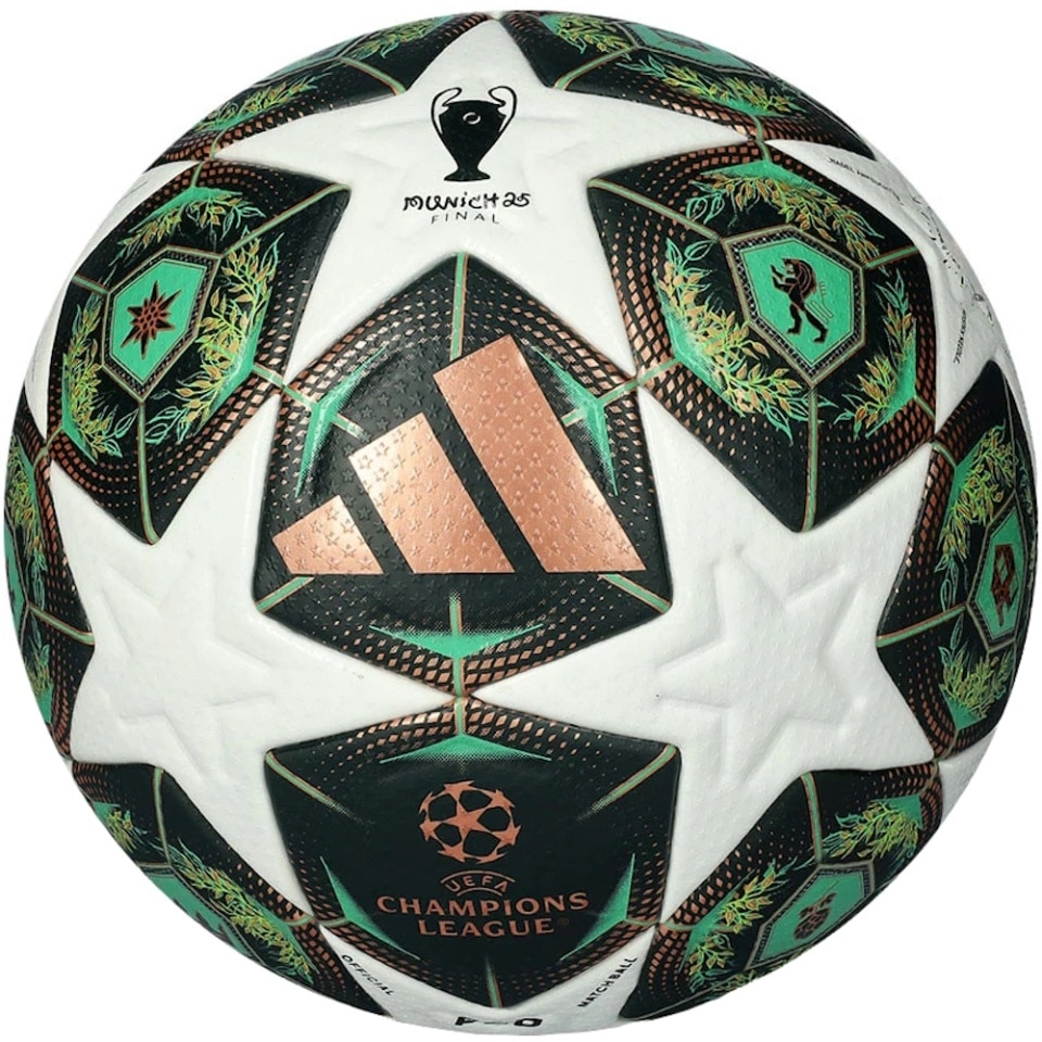 Minge fotbal Adidas Finale 25 UCL Pro - oficiala de joc, negru/verde ...