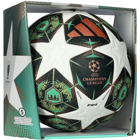 Minge fotbal Adidas Finale 25 UCL Pro - oficiala de joc, negru/verde ...