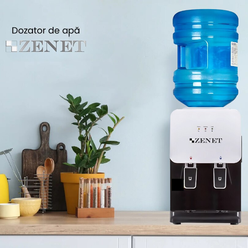 Dozator electric de apa calda si rece ZENET ZET-311- ALB - eMAG.ro