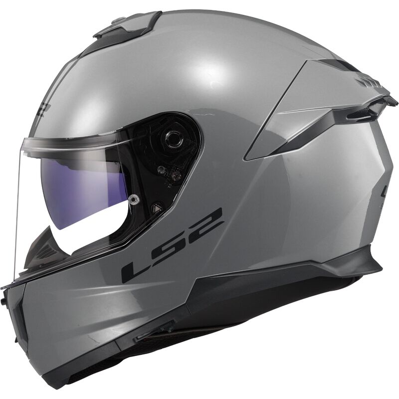 LS2 FF808 STREAM II Solid Nardo Grey motoros bukósisak integrált ...