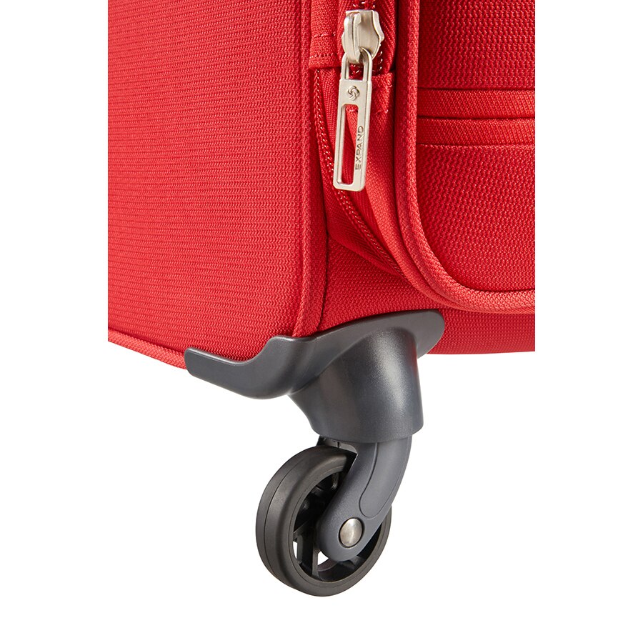 Troller Samsonite Base Boost Expandabil, Red, 4 roti, 78 cm - eMAG.ro