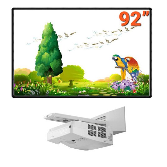 Pachet Tabla interactiva Evoboard IB-92 + Videoproiector Ultra Short ...