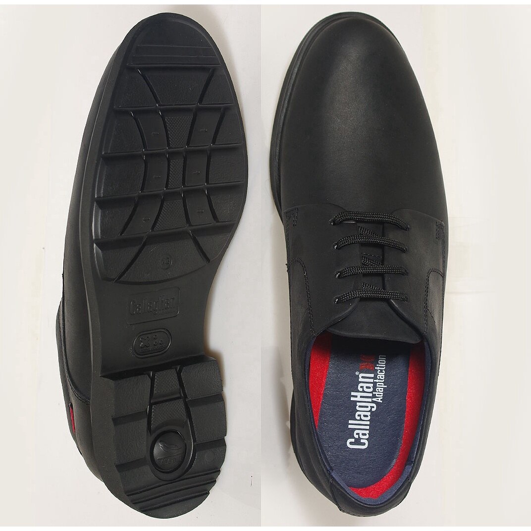 Pantofi barbati Callaghan, model 52804, piele, negru, marime 42 EU ...