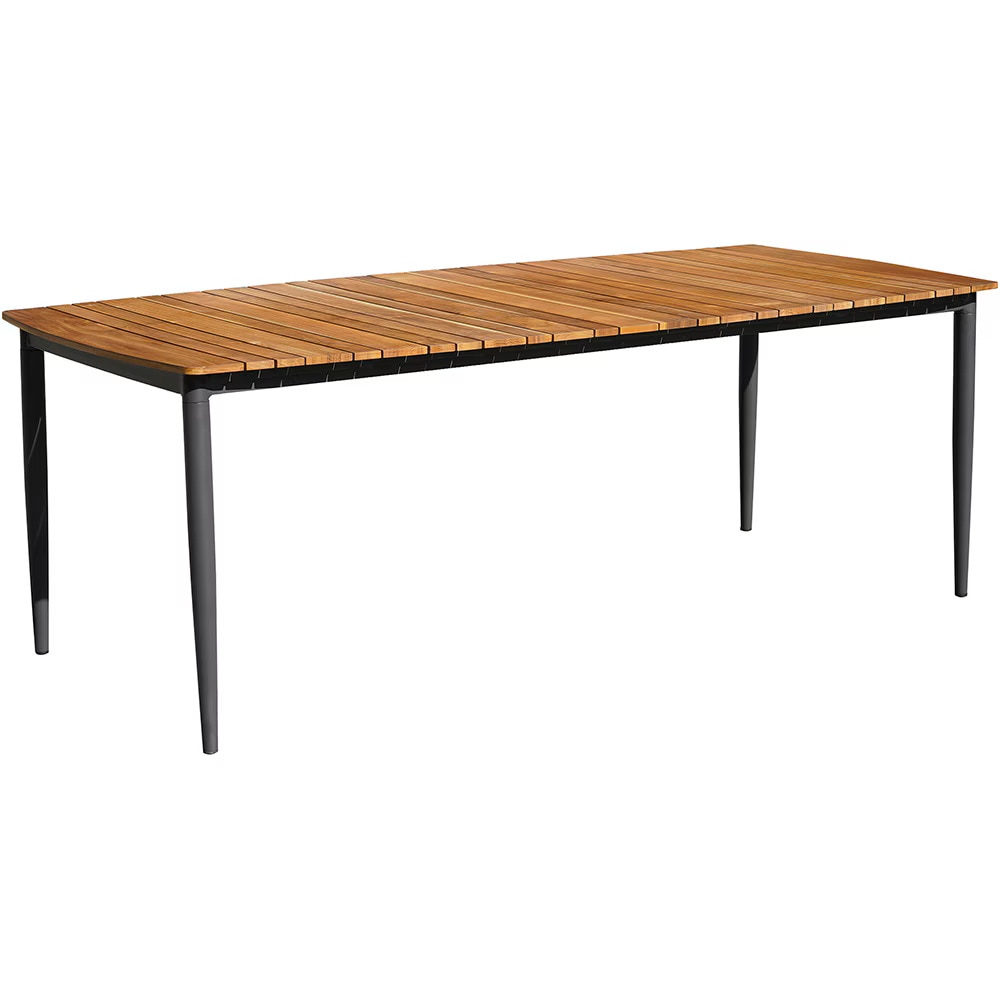 Masa gradina si terasa Myria Oscar, aluminiu, 214 x 100 x 73 cm, maro ...