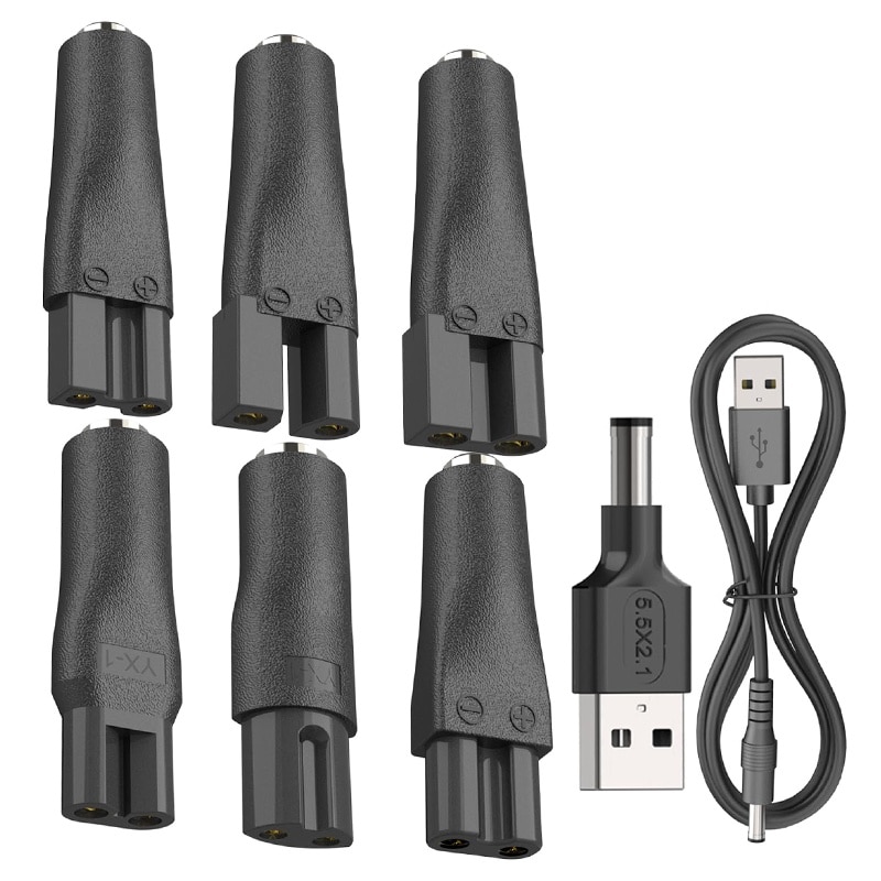 Set 8 Cablu Alimentare Aparat Ras Philips, Rqiurpn, cu 6 adaptoare ...