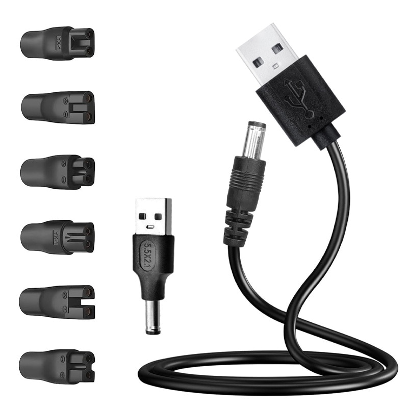 Set 8 Cablu Alimentare Aparat Ras Philips, Rqiurpn, cu 6 adaptoare ...