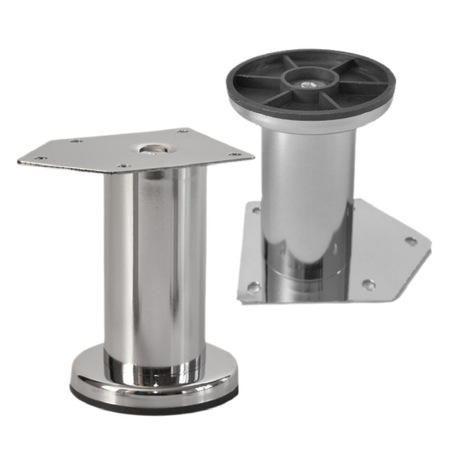 Picior Mobilier Reglabil D42 H80 Crom - eMAG.ro
