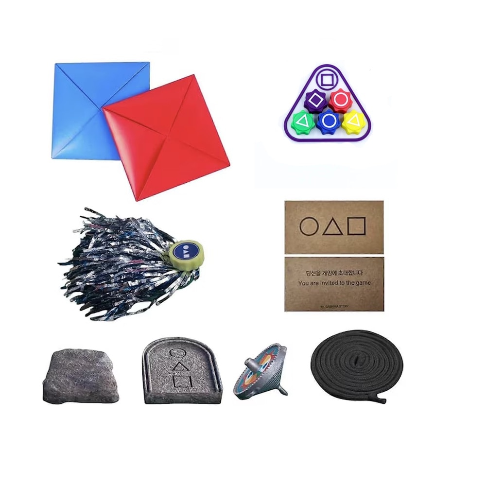 Set Complet de 5 jocuri Coreene : Gonggi, Paeng-y, Ddakji, Biseokchigi ...