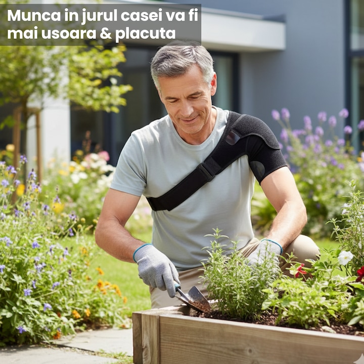 Orteza pentru sustinere umar si brat, Reglabil si respirabil ...