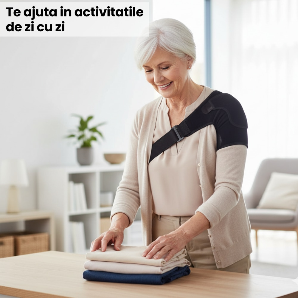Orteza pentru sustinere umar si brat, Reglabil si respirabil ...
