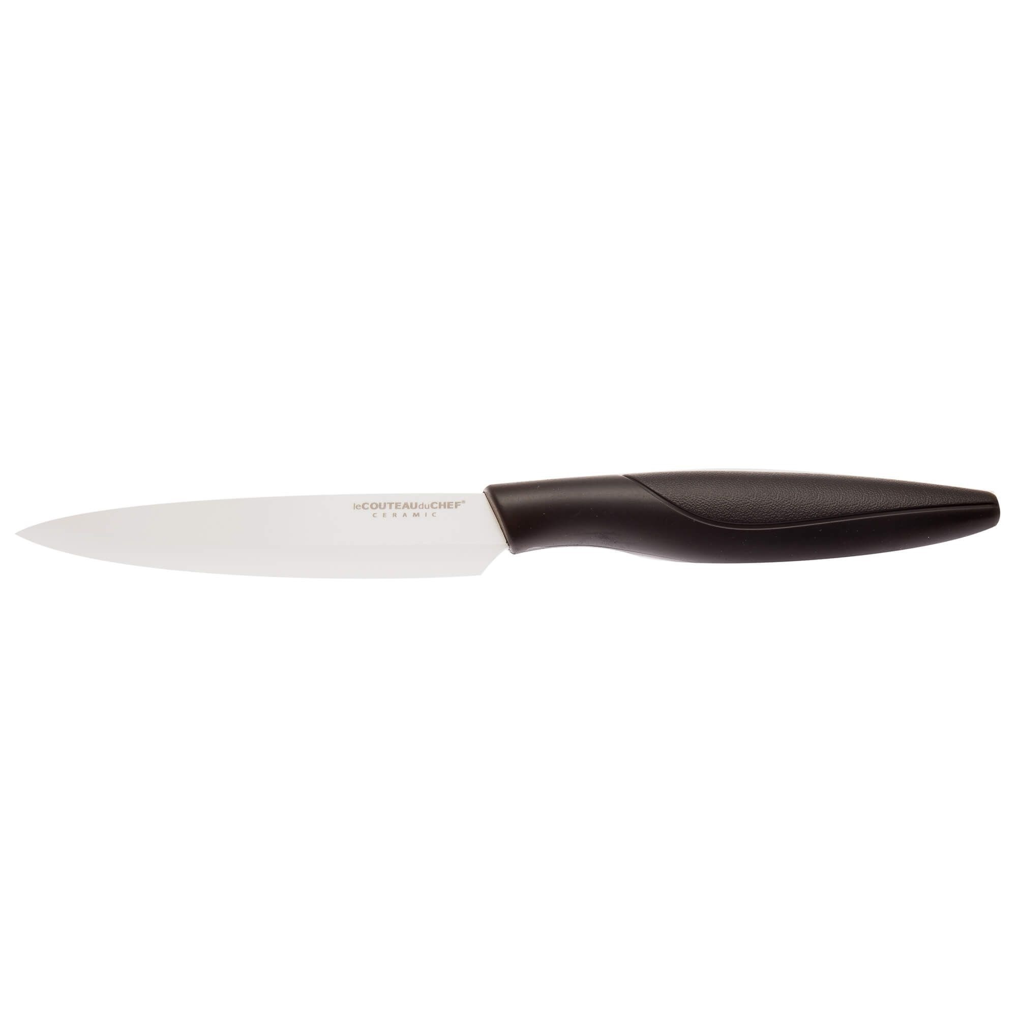 Cutit ceramic de bucatarie Le Couteau du Chef, 13 cm, negru - eMAG.ro