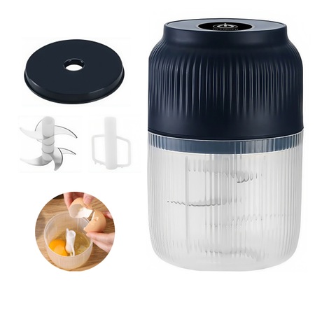 Mini tocator electric portabil, 400ml, cu functie de mixare a oualor, 6 ...