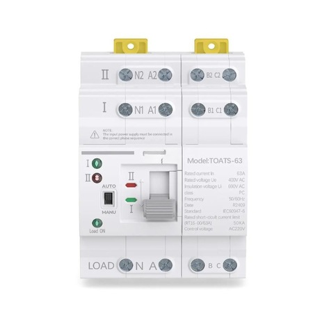 Comutator automat de transfer ATS trifazic 63A, sub 50 milisecunde ...