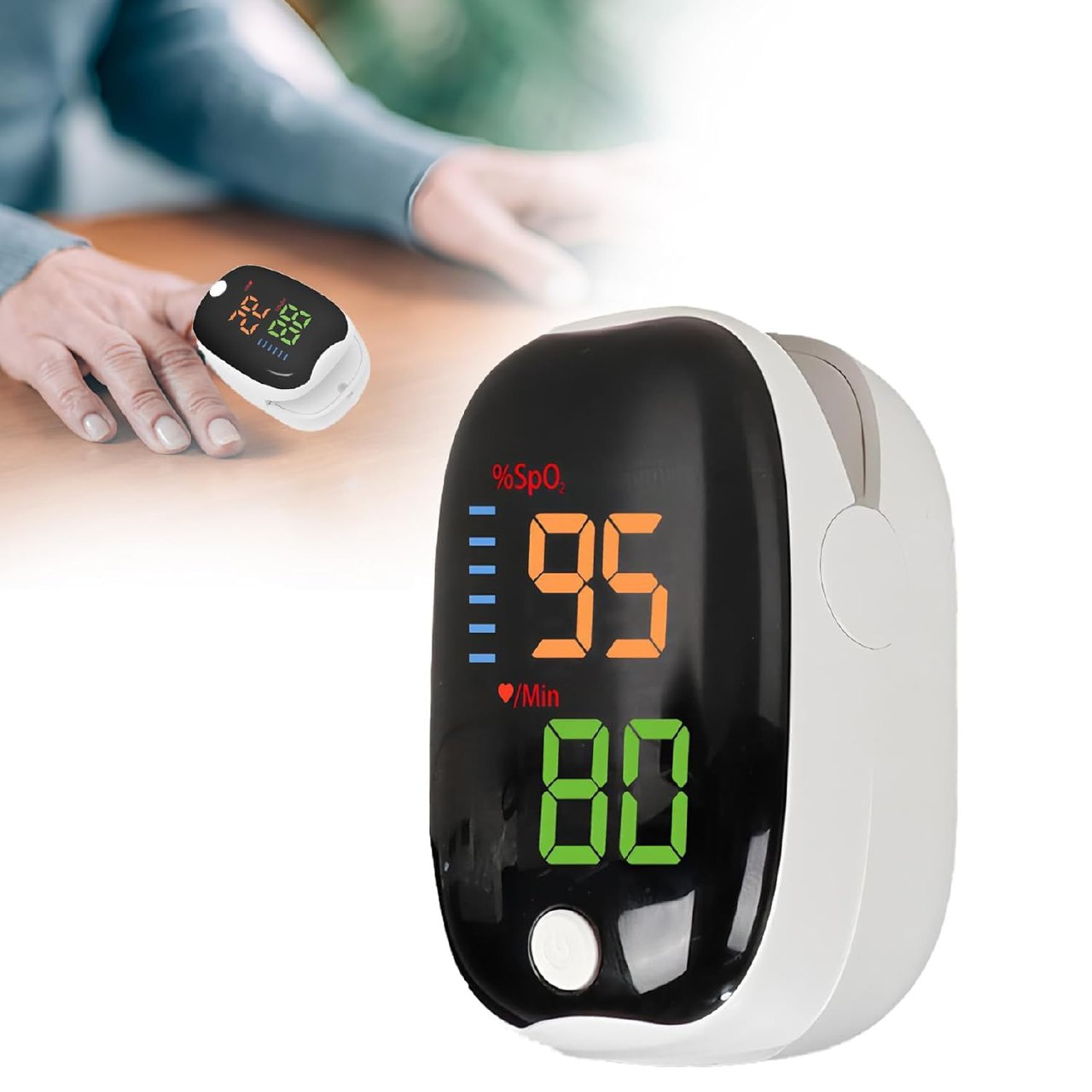 Pulsoximetru profesional de deget, Oximetru Monitorizarea oxigenului in ...