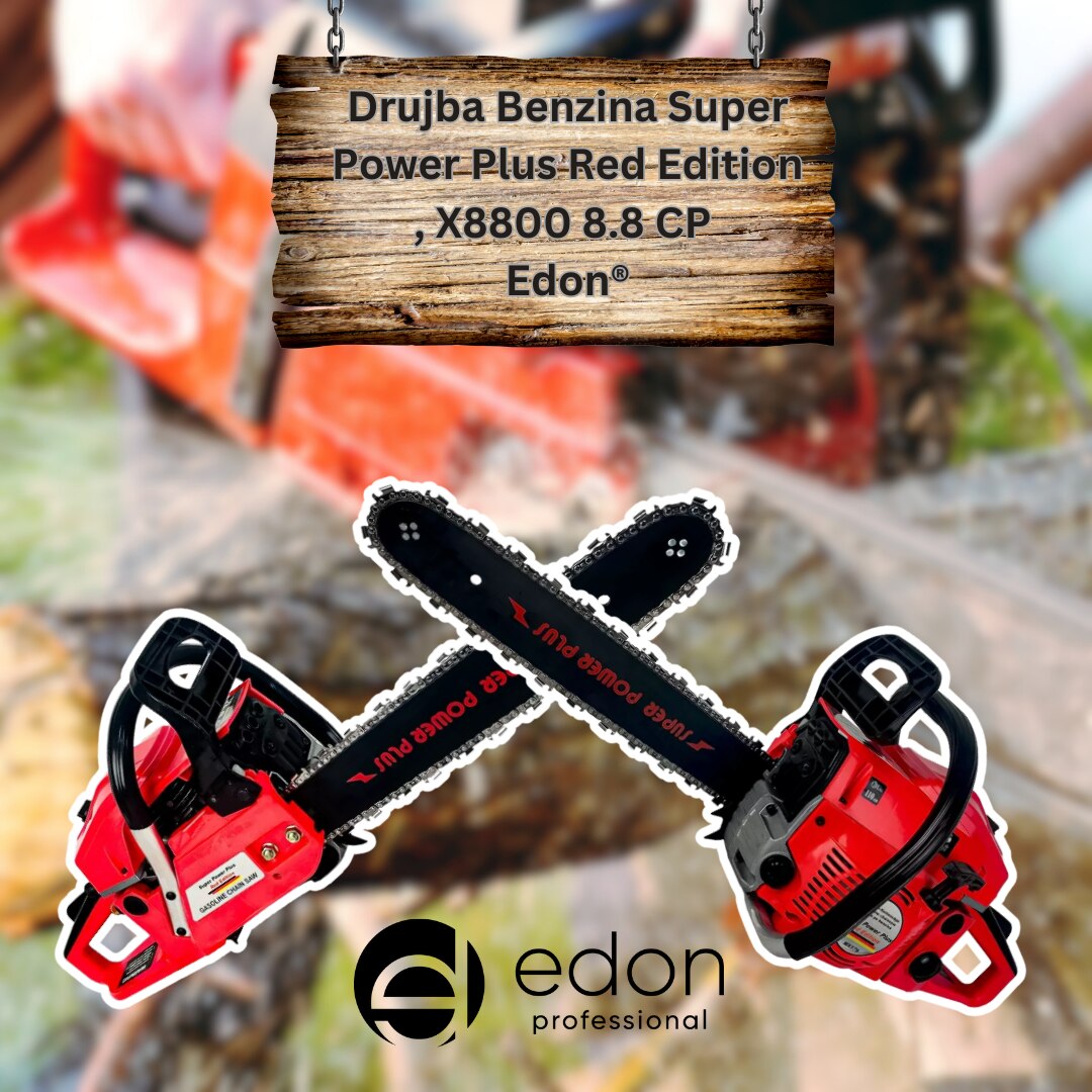 Drujba pe Benzina Edon® Super Power Plus Red Edition, X8800, 8.8 CP, 6. ...