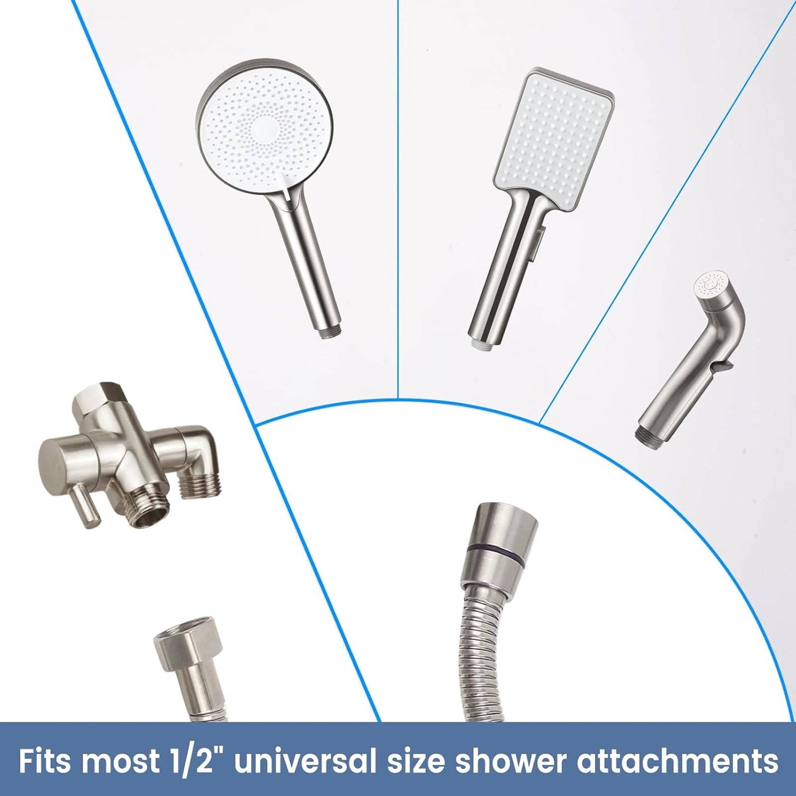 Furtun de dus extensibil, Hggzeg, Furtun flexibil dus, Racord conic ...