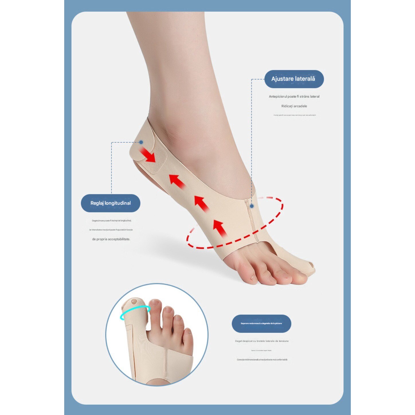 Aparatori corective, ortoza pentru degetul mare, suport pentru picioare ...