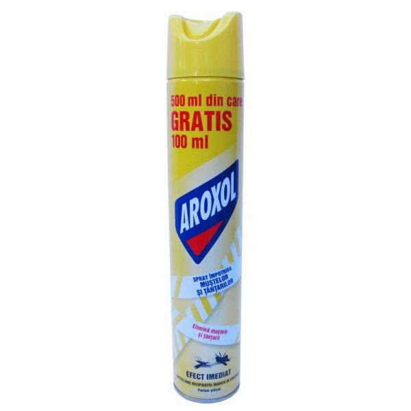 Pachet - 3 x Aroxol spray Insecticid aerosol muste si tantari, 500ml ...