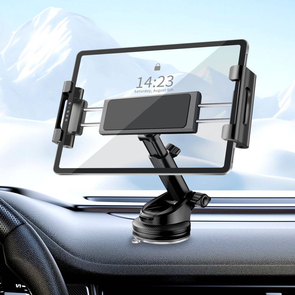Suport auto pentru tableta 7 - 11 inch cu prindere pe parbriz sau bord ...