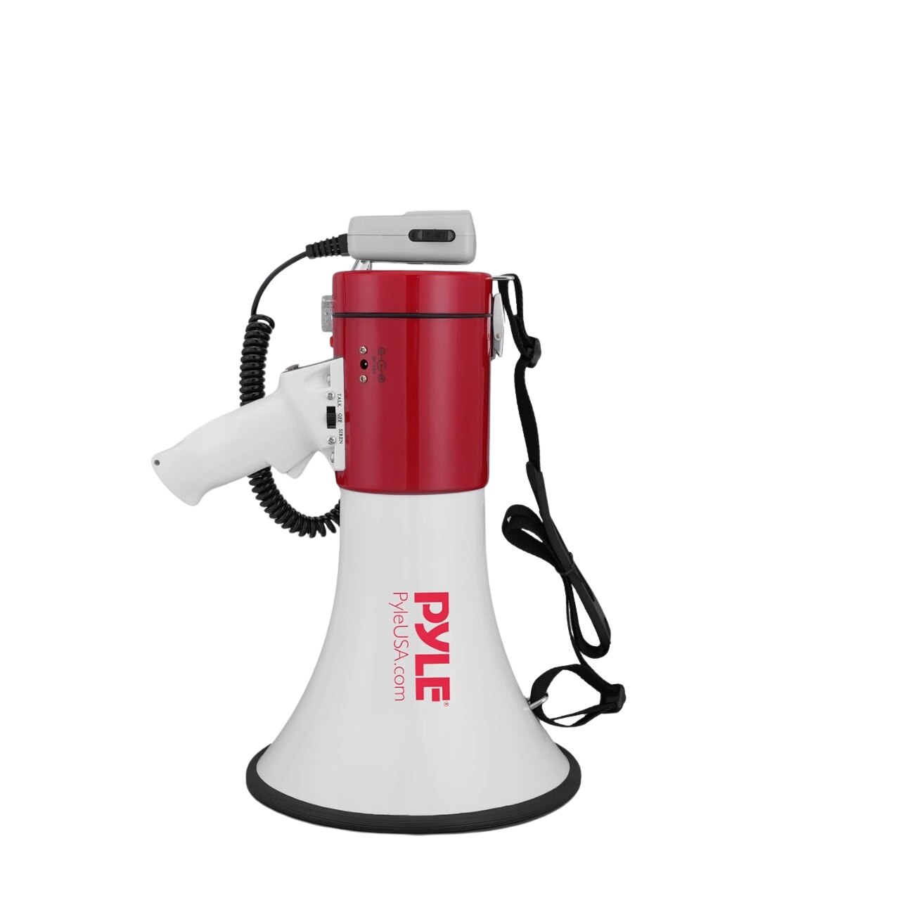 Megafon Pyle PMP58U 50W cu sirena, USB, 22.86x33.34cm, 1.30kg - eMAG.ro
