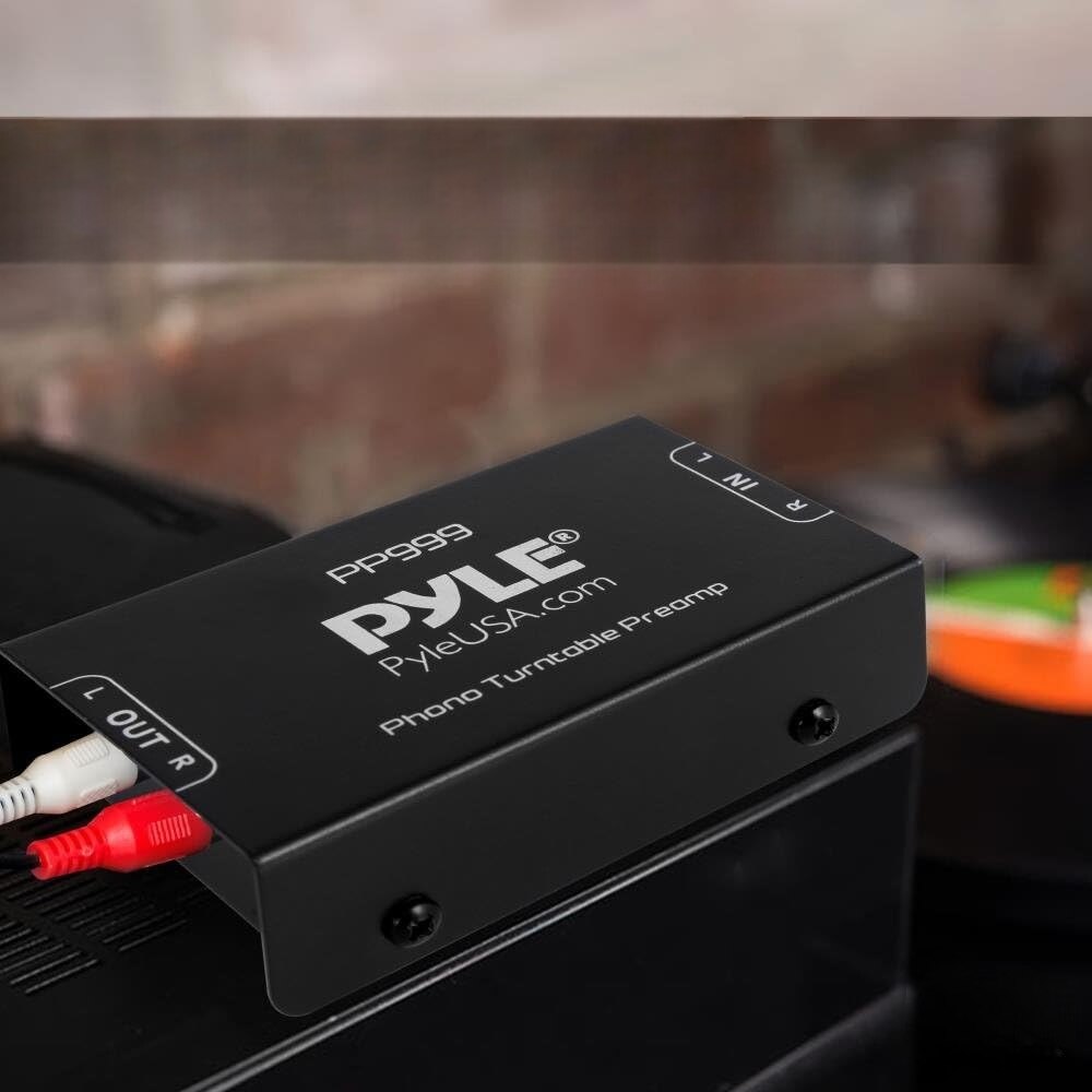 Preamplificator audio RCA Pyle, negru, 12V DC, 21x10x5cm - eMAG.ro