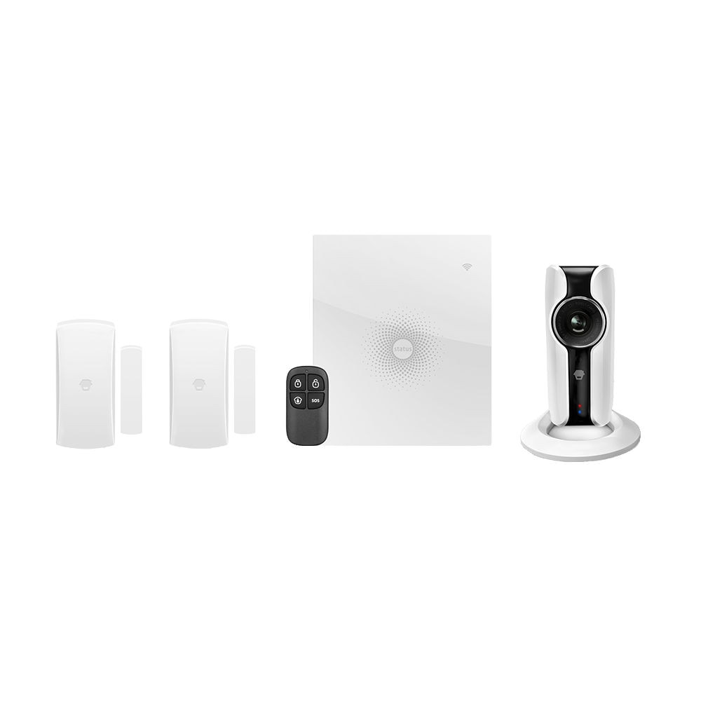Chuango AWV Plus Kit sistem de alarma WiFi si camera HD - eMAG.ro
