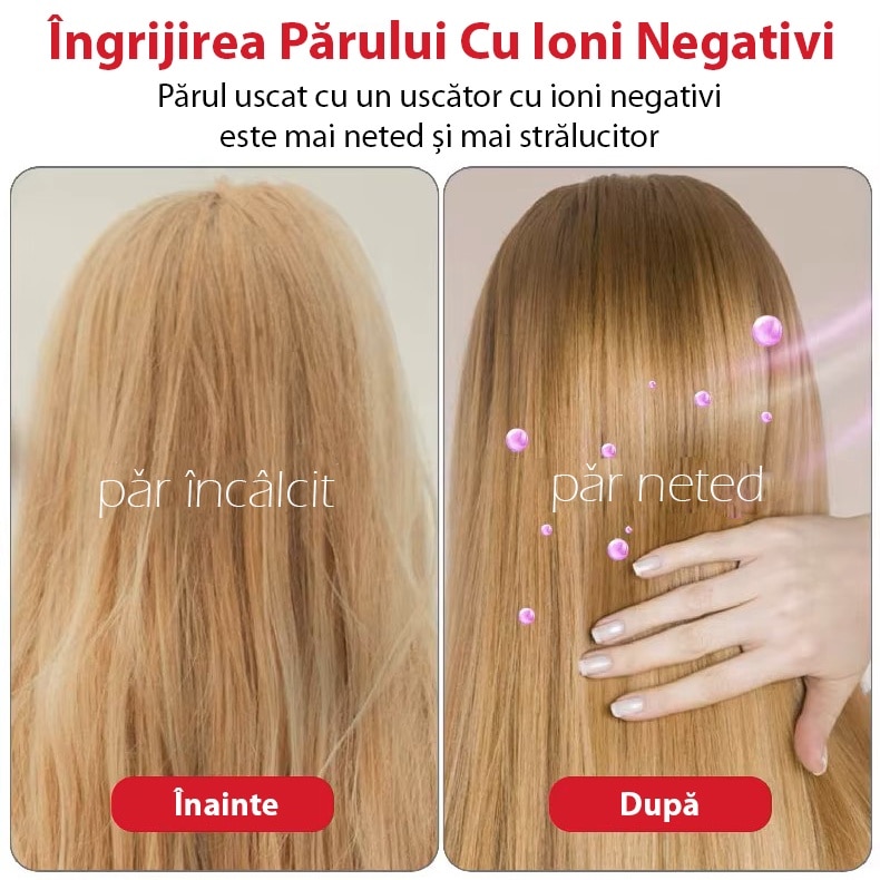 Uscator de par profesional ionic Regal Bliss ®, uscarea rapida ca la ...