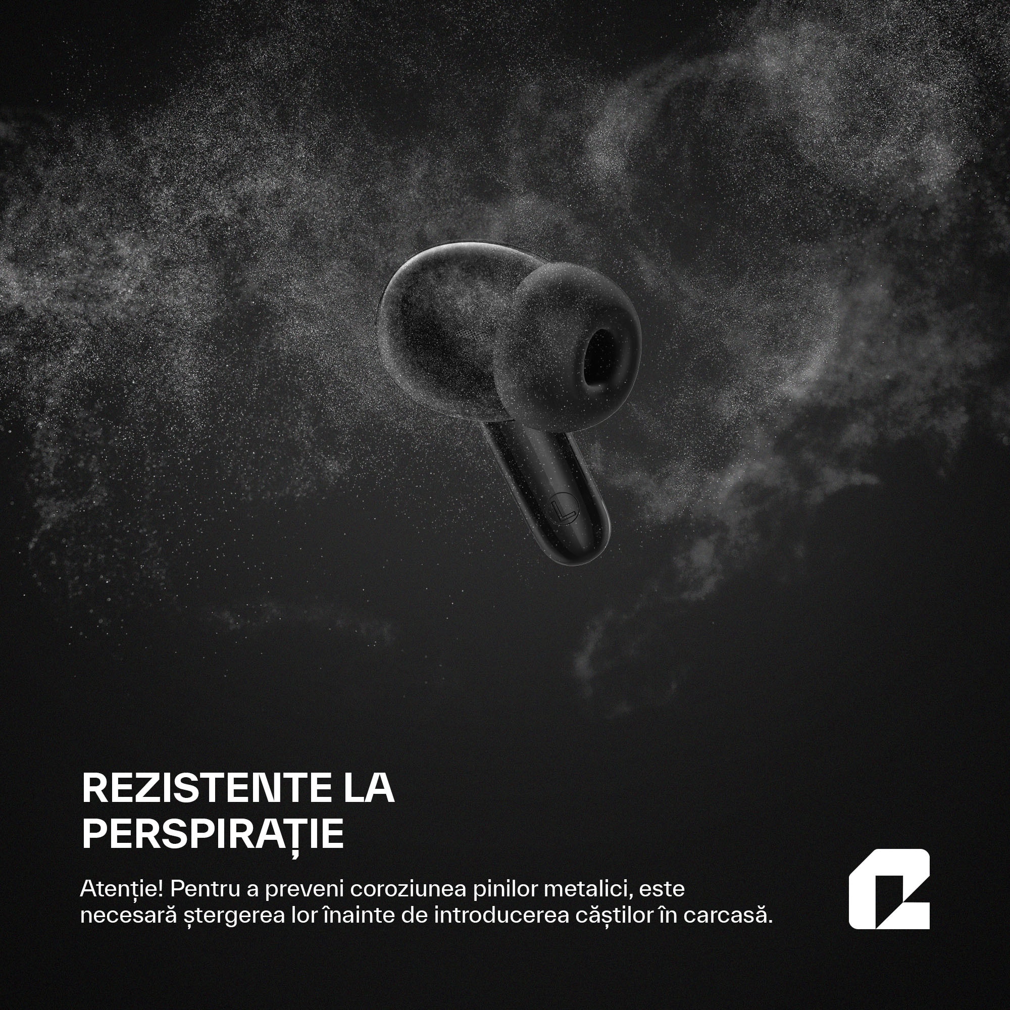 Casti wireless cu noise cancelling, Qualtec by Koppel®, ANC & ENC ...